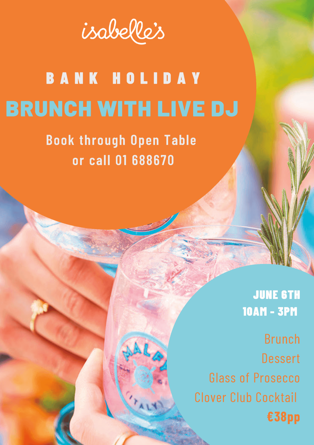 June Bank Holiday Brunch - Isabelle's